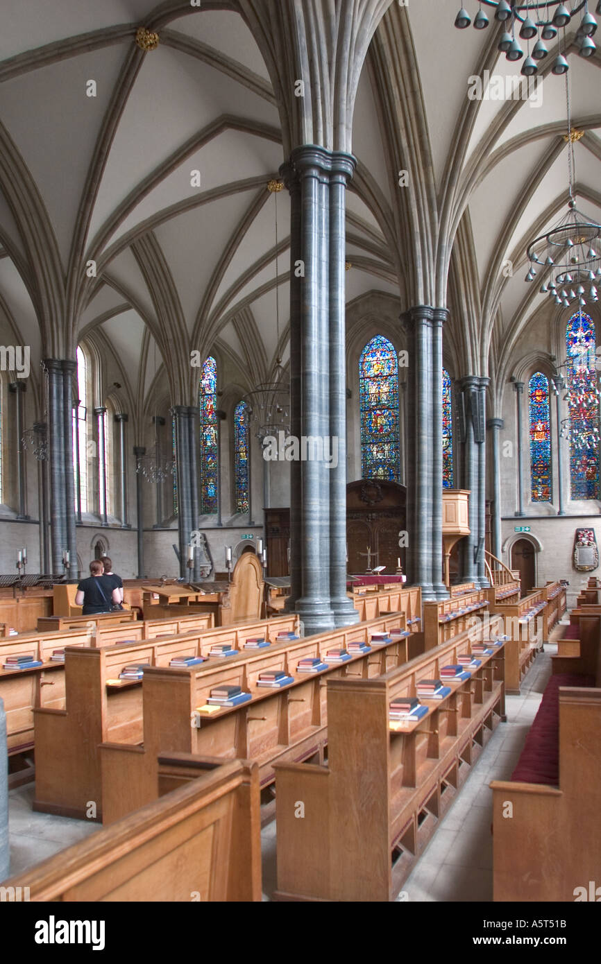 Interior of The Temple Church Middle Temple Fleet Street London UK ...