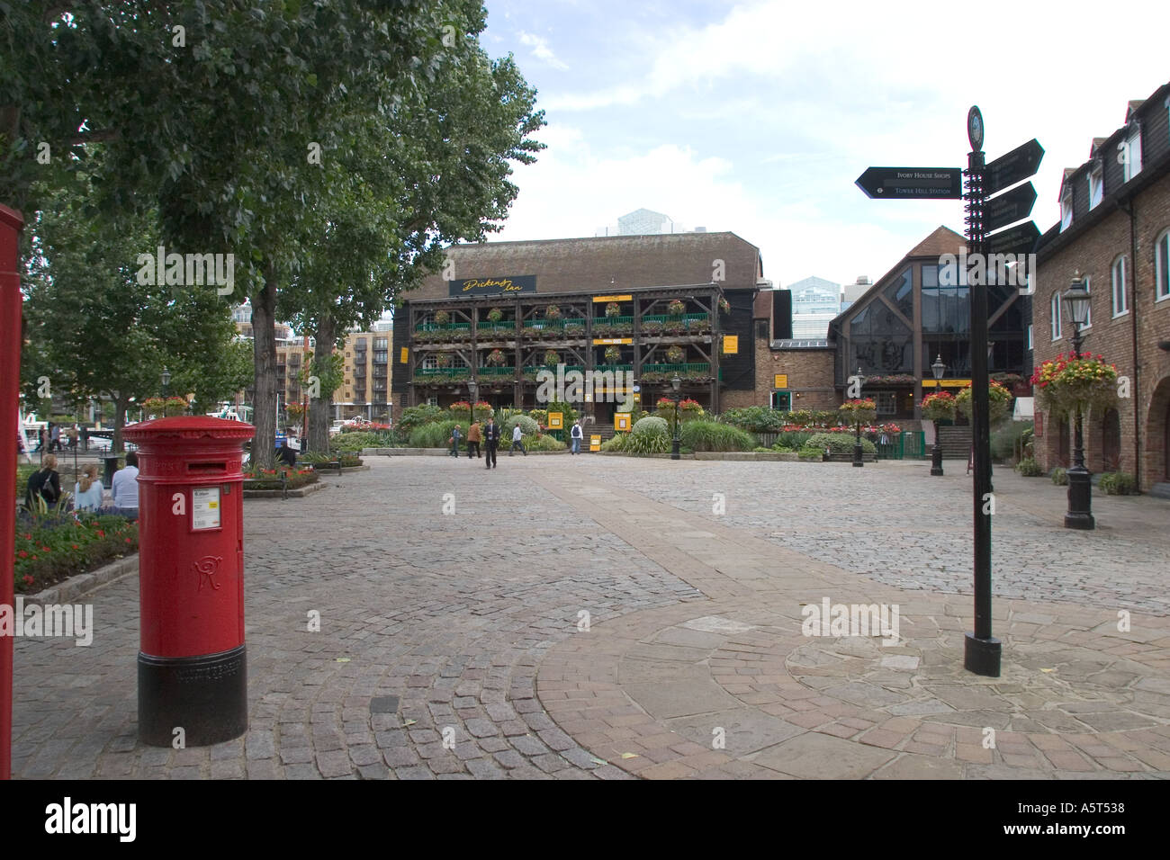 The Dickens Inn at St Katherine's Dock near Tower Bridge London Tower ...