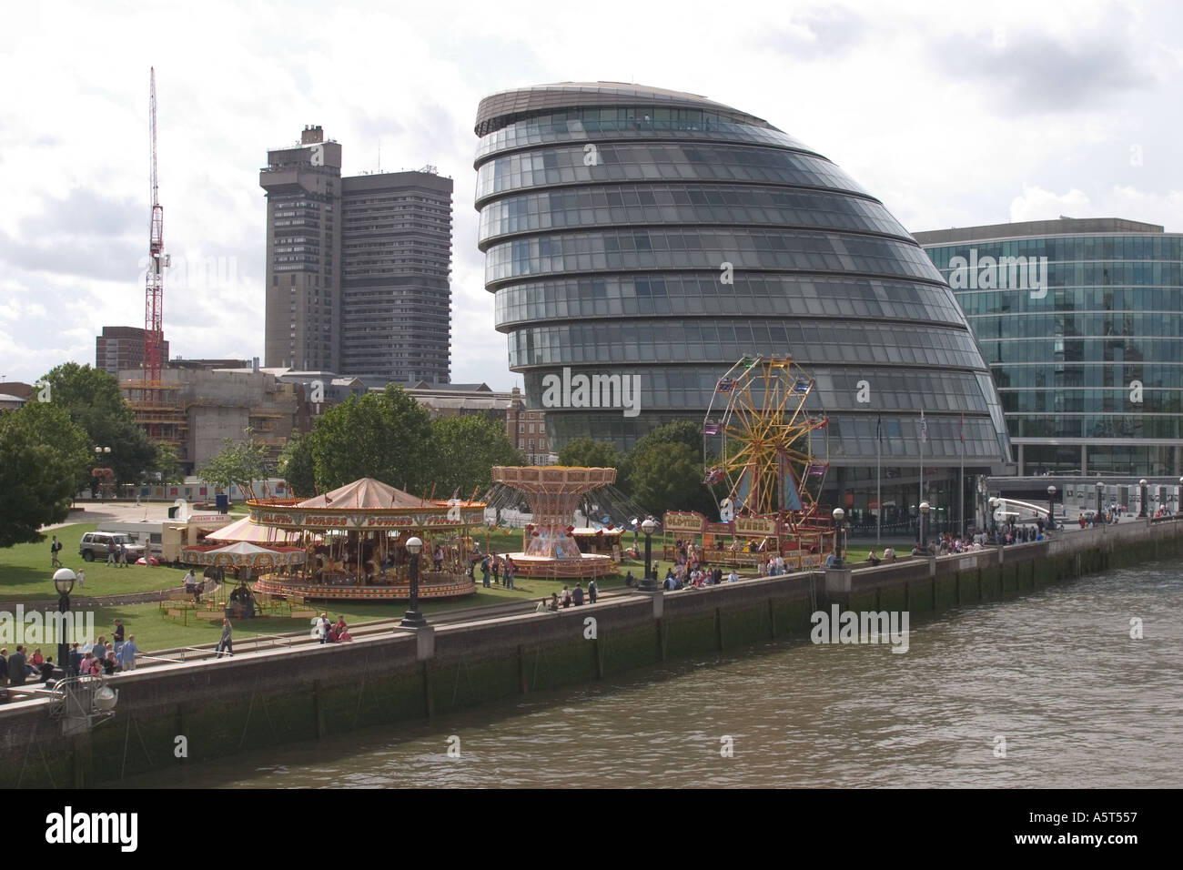 The City Hall GLA building in Southwark London England UK Stock Photo ...