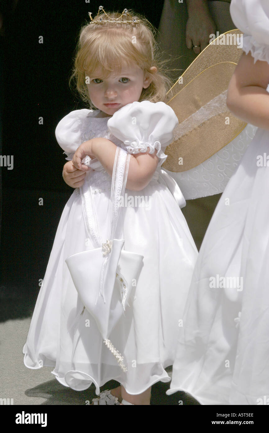 cute wedding girl Stock Photo - Alamy