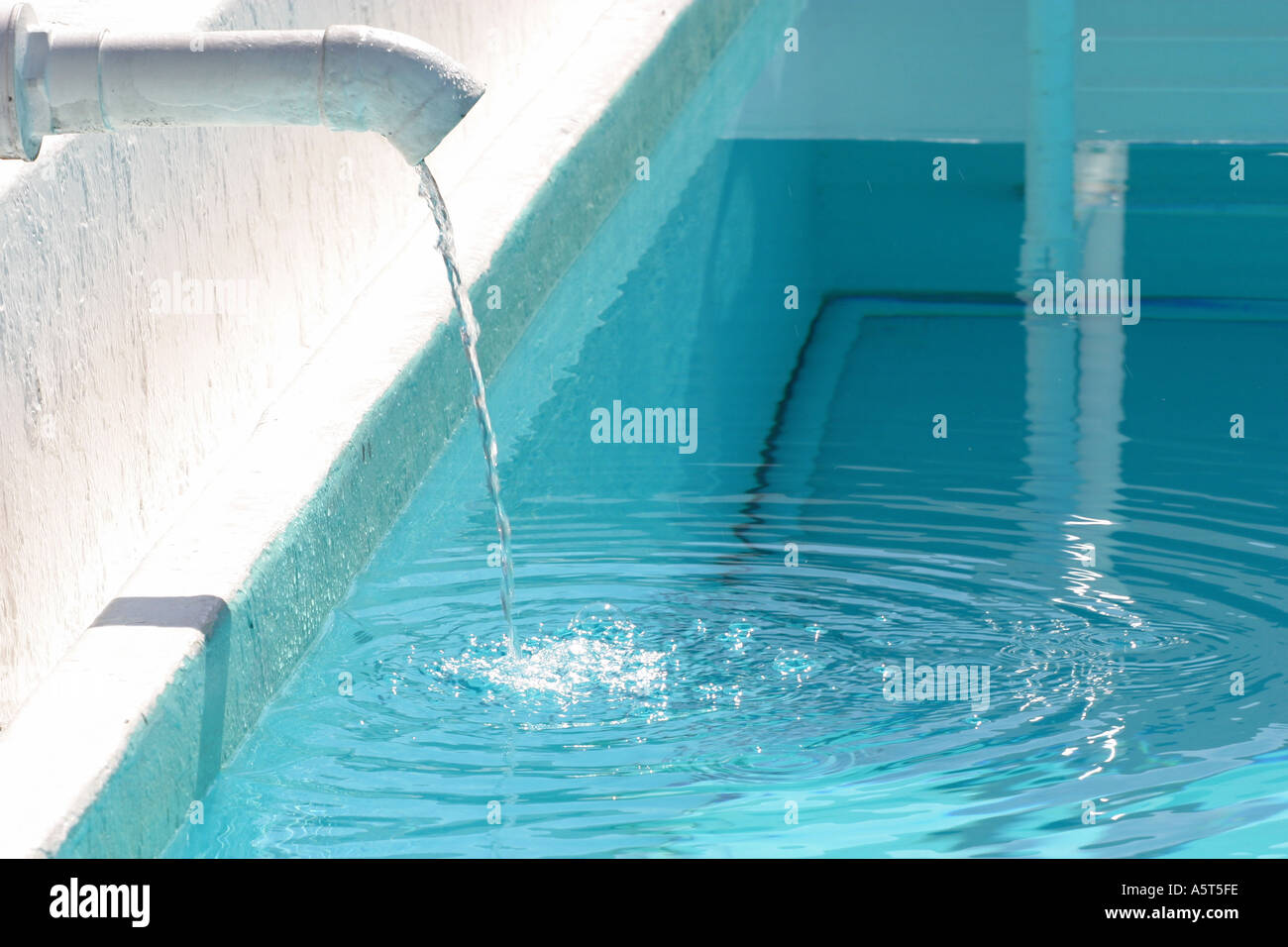 pool water spout Stock Photo - Alamy