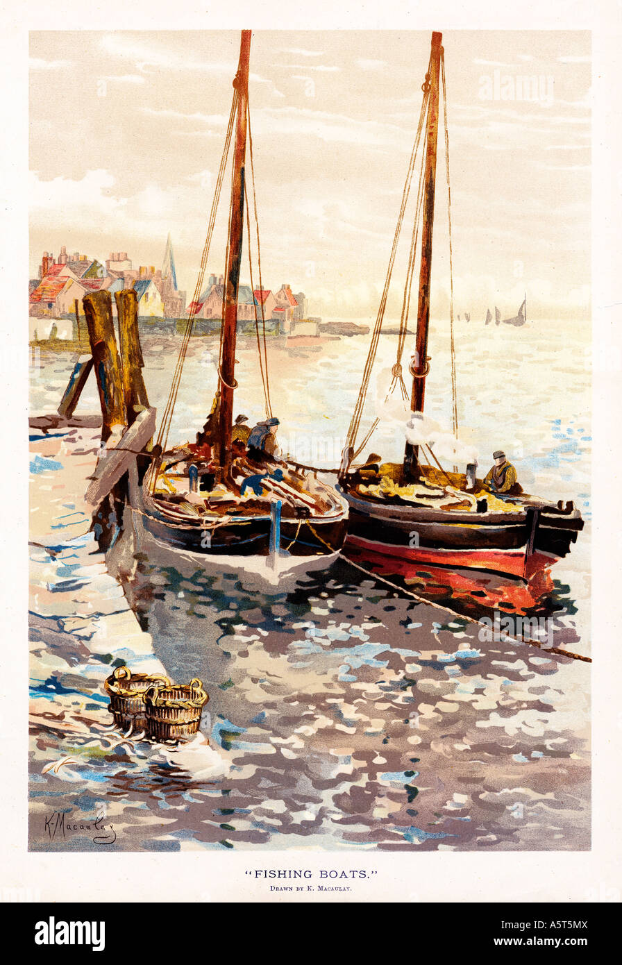 19th Century Fishing Boat High Resolution Stock Photography and Images ...