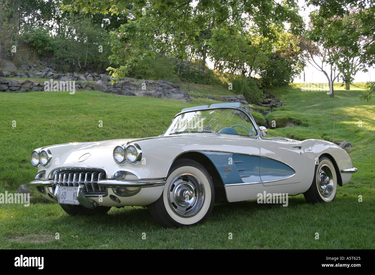 1960 Blue Corvette