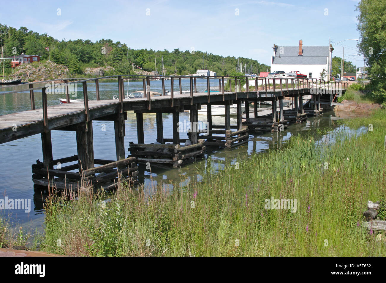 Bridge over inlet river hi-res stock photography and images - Alamy