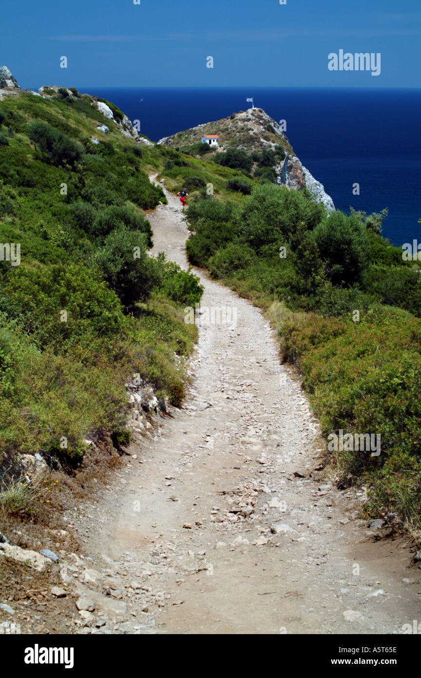 Cape Kastro Skiathos Greece Stock Photo - Alamy
