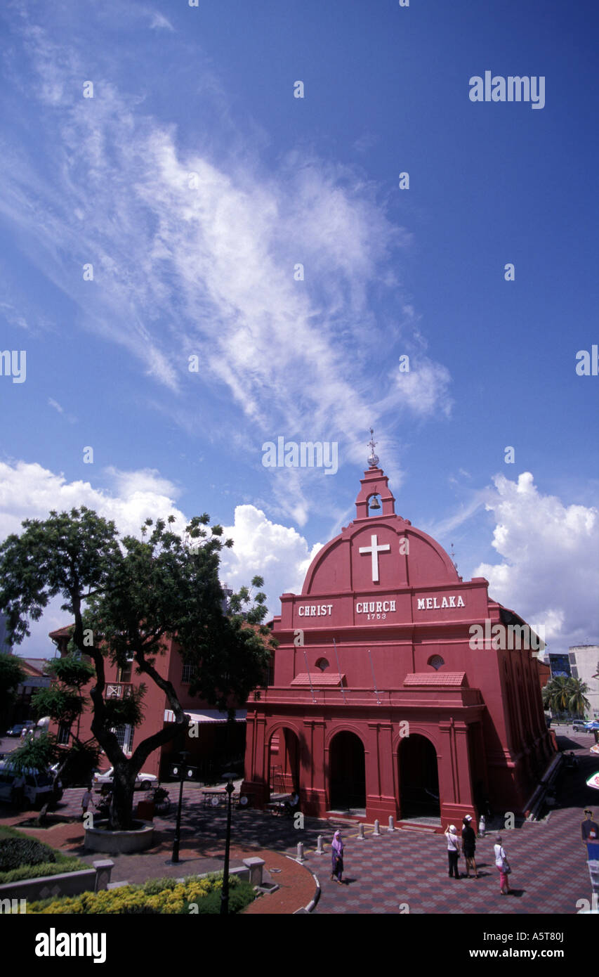 Christ Church Malacca Malaysia Stock Photo - Alamy