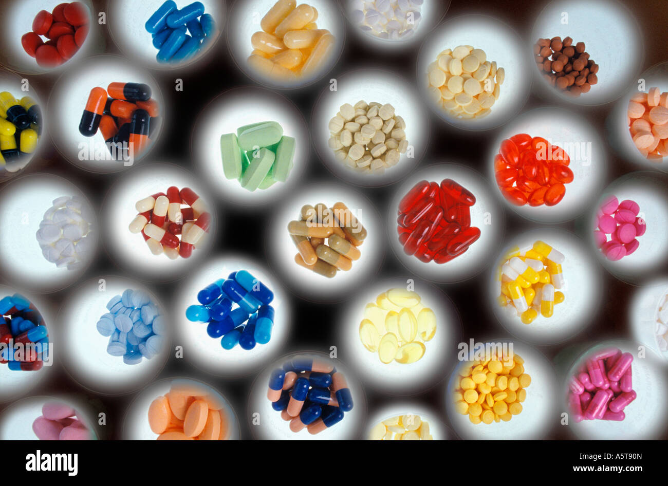 Various pharmaceutical pills and capsules Stock Photo - Alamy