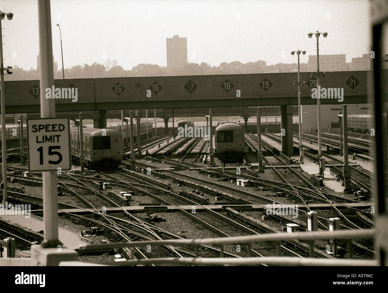The LIRR West Side Train Yards Stock Photo - Alamy