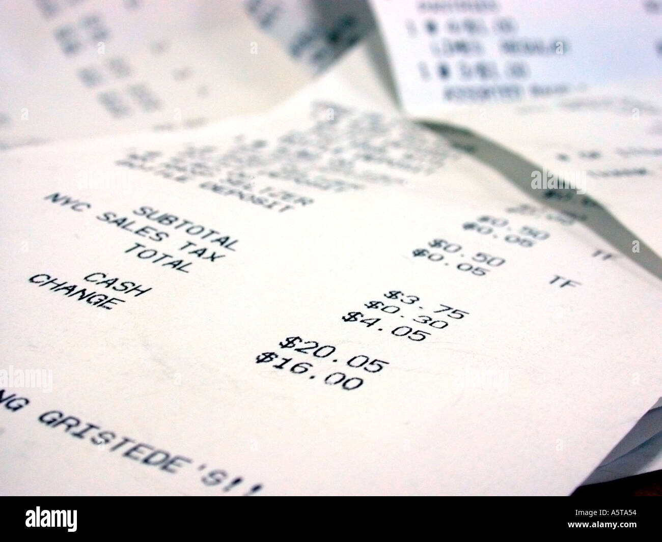 Proof of purchase receipts hi-res stock photography and images - Alamy