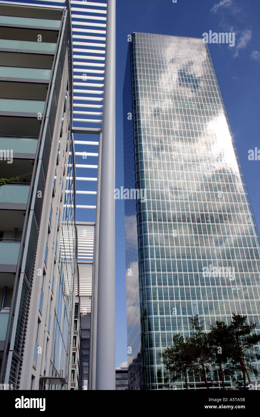 Uptown Munich Tower and Campus Buildings Muenchen Bavaria Germany Stock ...
