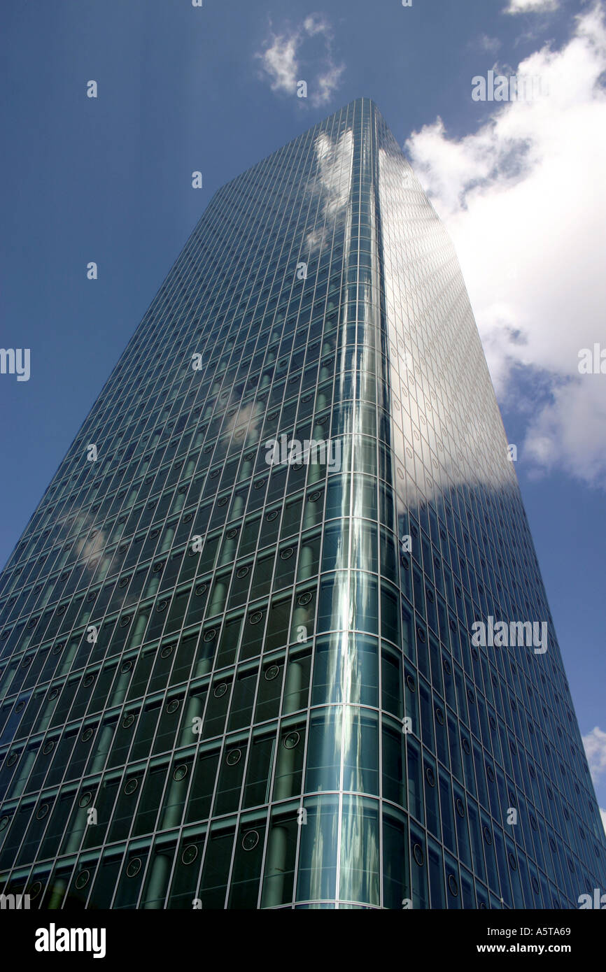 Uptown Munich Tower Building Muenchen Bavaria Germany Stock Photo - Alamy