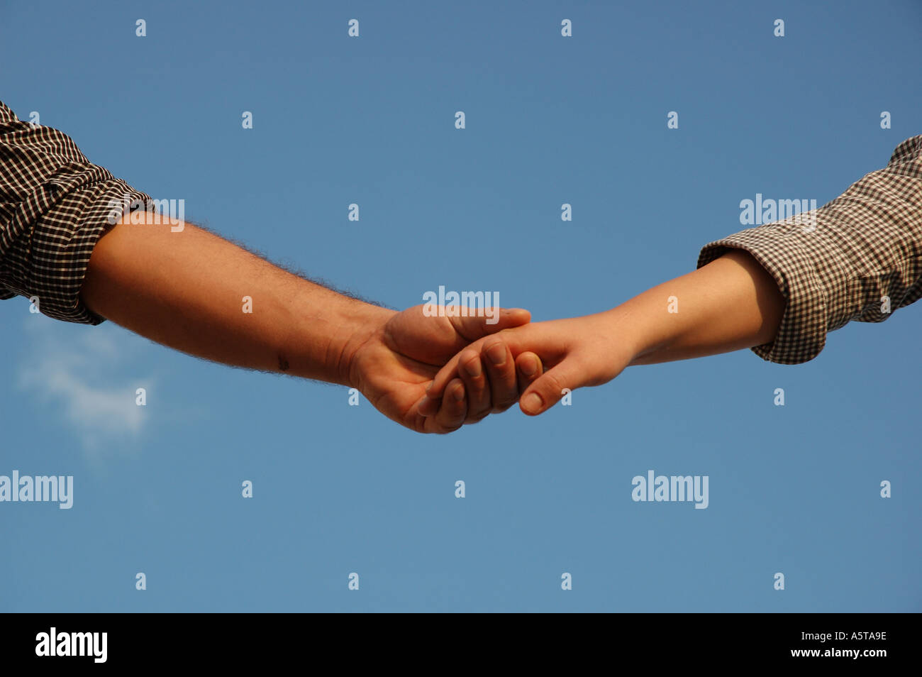 Woman hand hands connected hi-res stock photography and images - Alamy