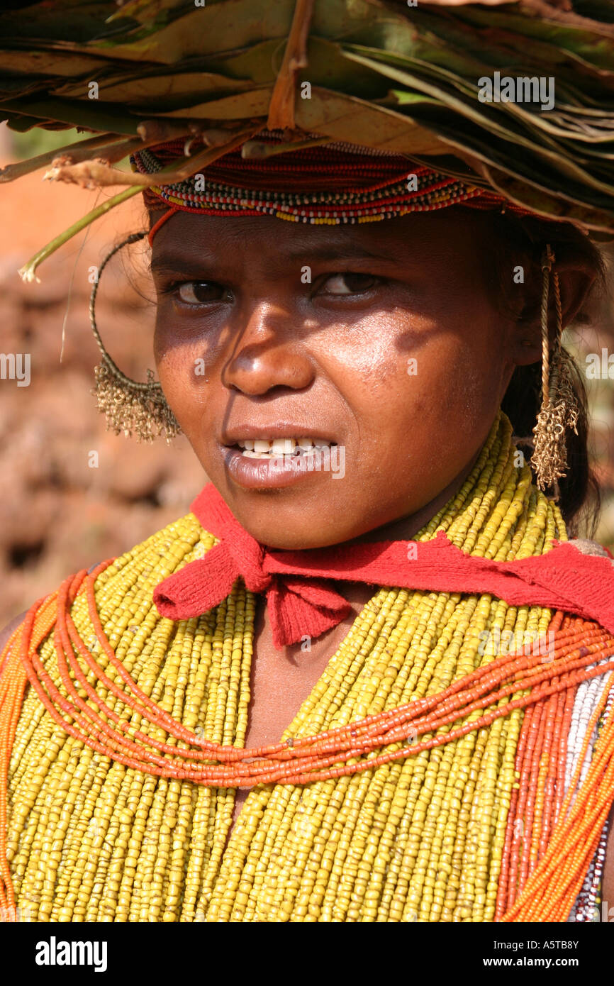 Bonda tribe orissa hi-res stock photography and images - Alamy