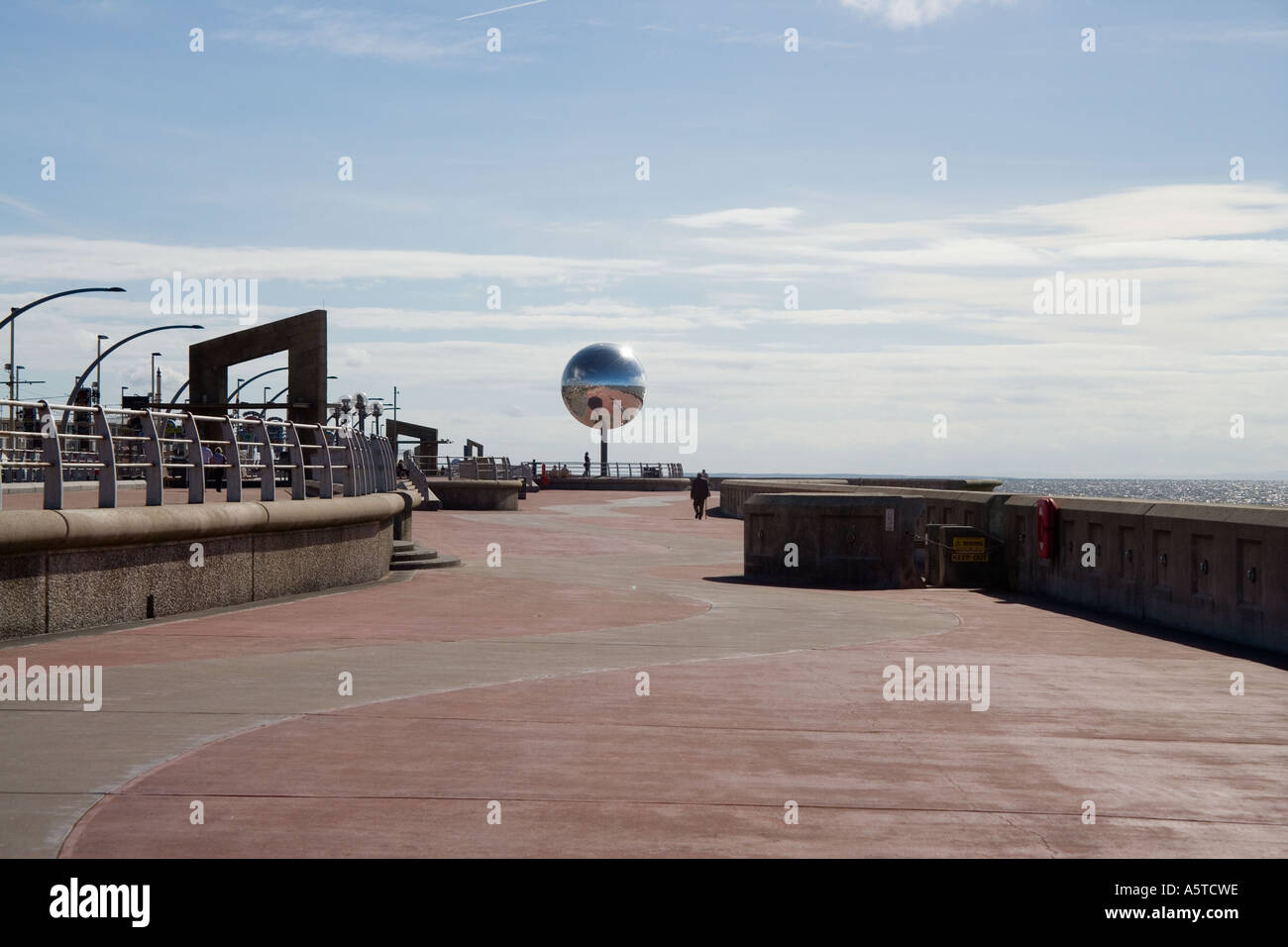 The mirror ball on Blackpool's south promenade Stock Photo - Alamy