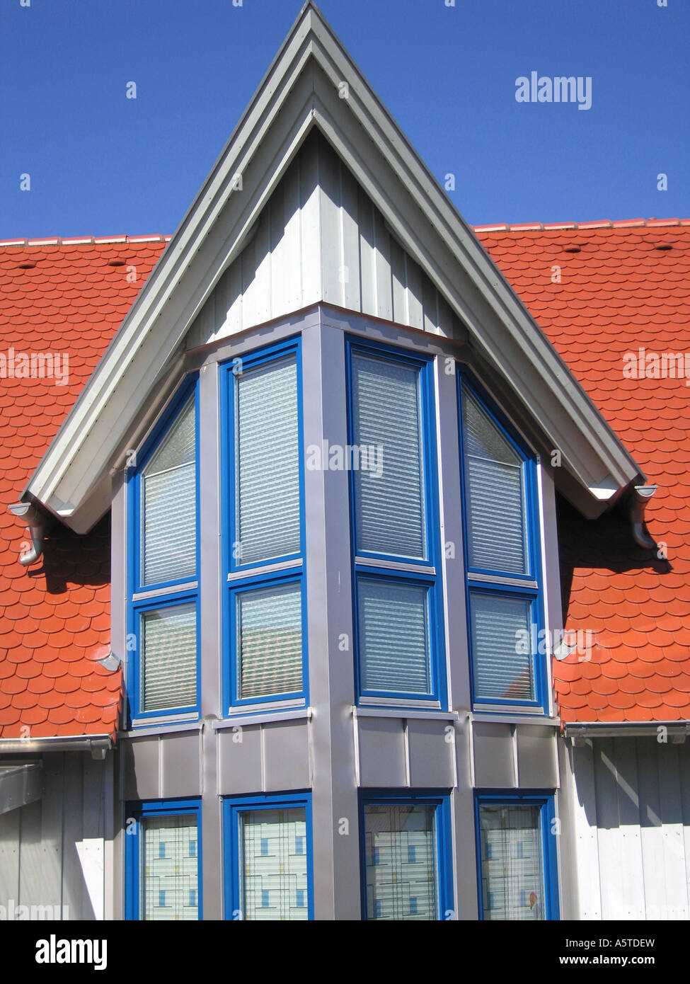 architecture with windows, glass, bay window Stock Photo - Alamy