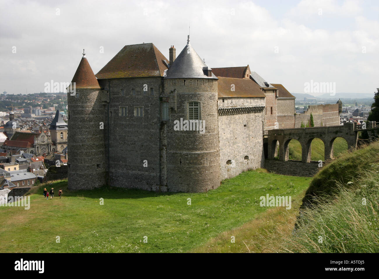 Norman castle in Dieppe, Normandy, France Stock Photo - Alamy