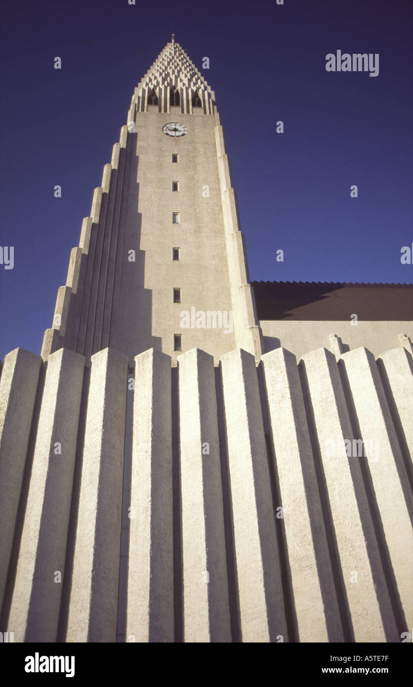 Famous Hallgrims Church Reykjavik Iceland Stock Photo - Alamy