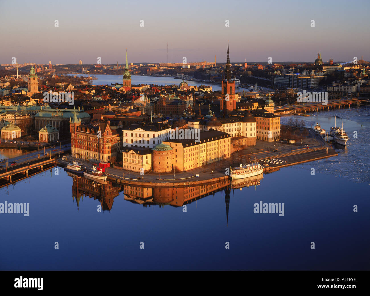 Skyline riddarholmen dusk hi-res stock photography and images - Alamy