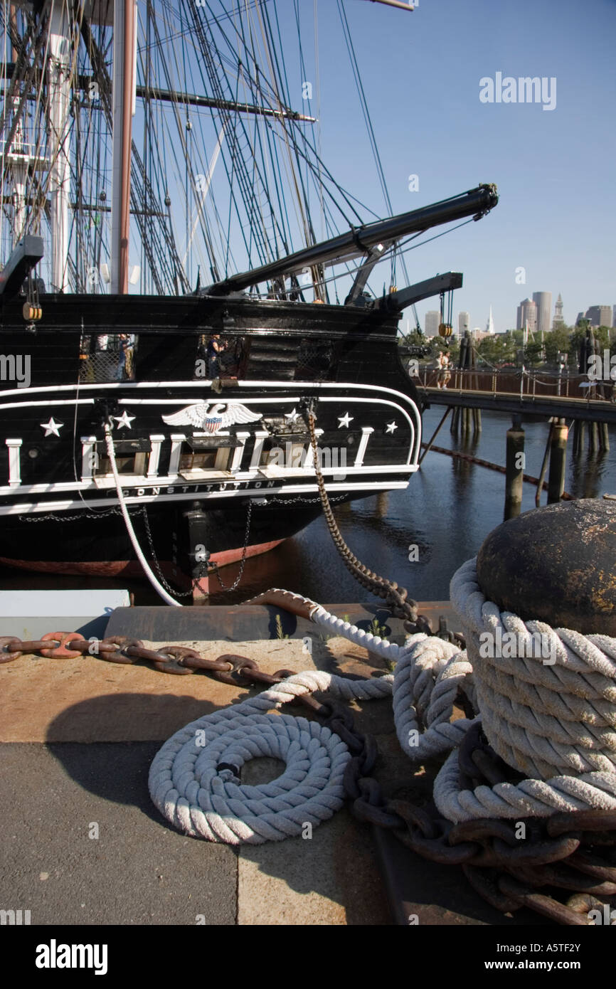 Uss constitution at port hi-res stock photography and images - Alamy