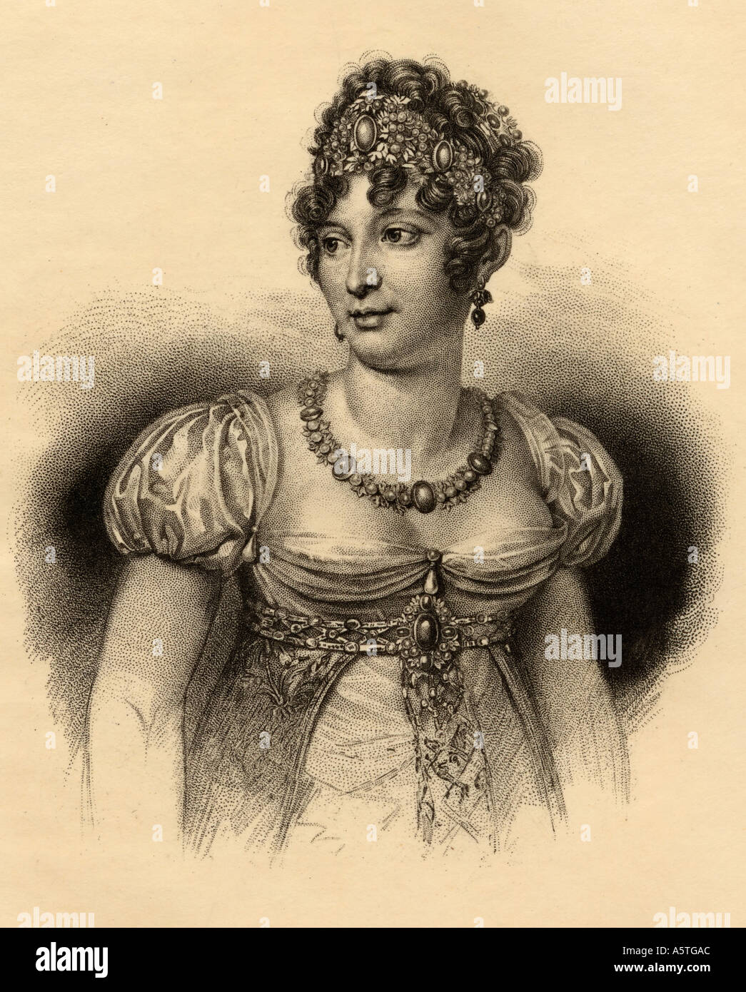 Maria Annunziata Carolina Murat, aka Caroline Bonaparte, 1782 - 1839 ...
