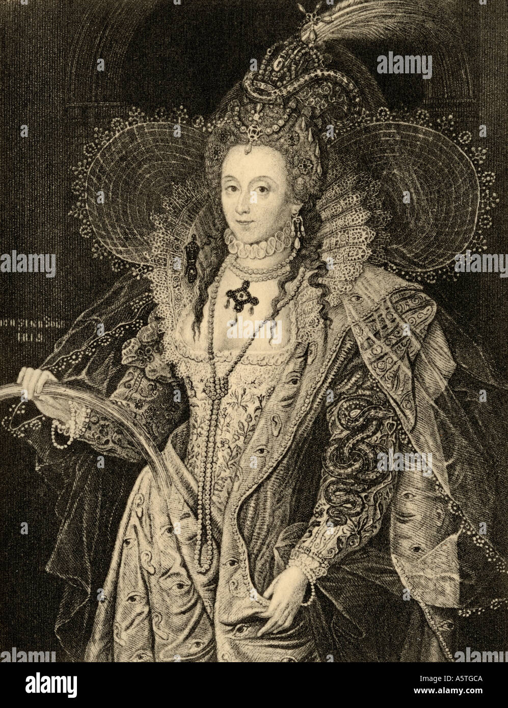 Elizabeth I, 1533 - 1603. Queen of England Stock Photo - Alamy