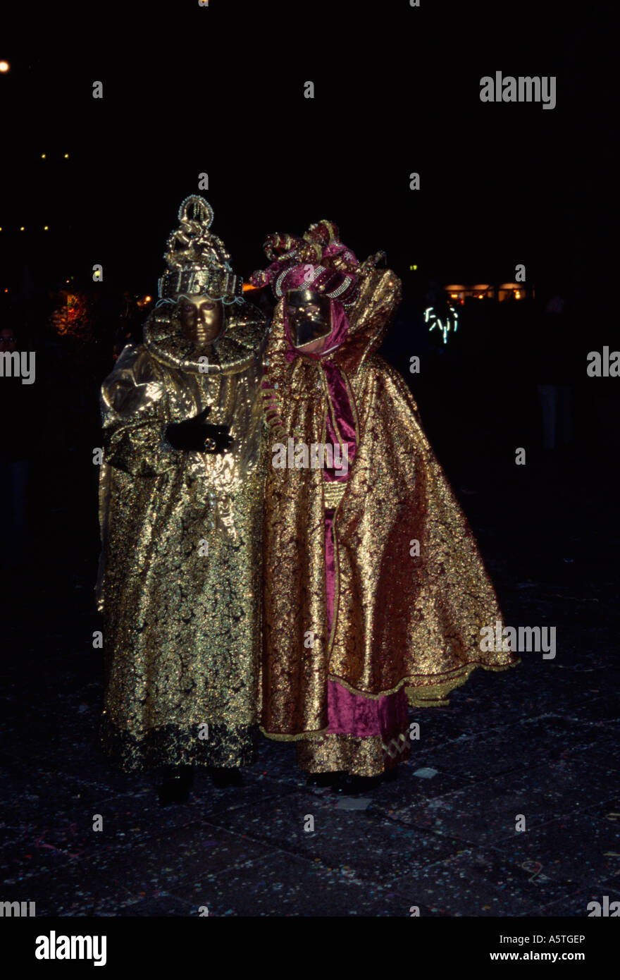 Carnival characters St Marks Square Venice carnival Italy Stock Photo ...