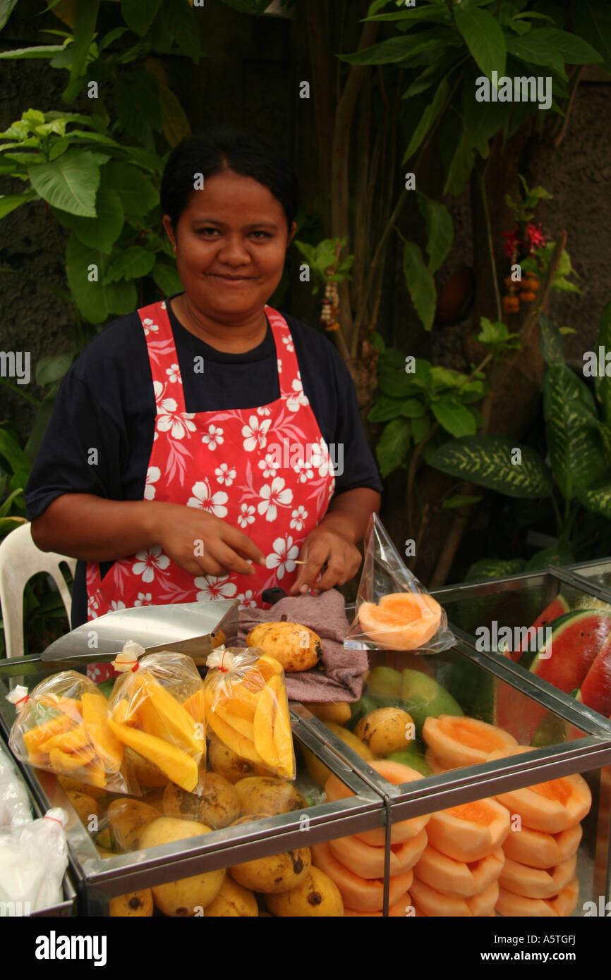 Thai Mango Vendor Stock Photo - Alamy