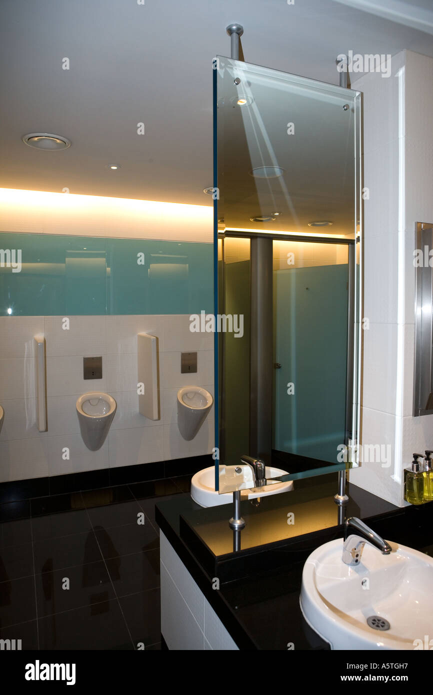 Modern Gentlemens' toilet Stock Photo - Alamy