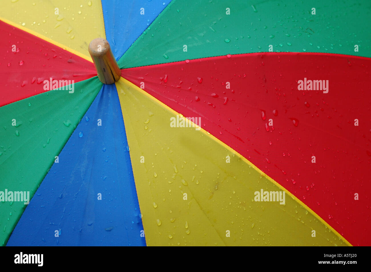 Multi coloured umbrella Stock Photo - Alamy