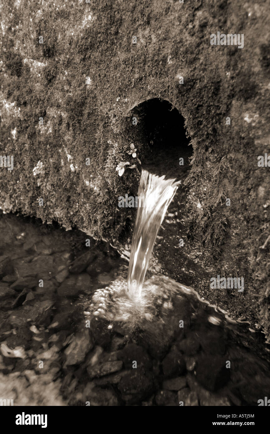 Water pipe at old clay kiln, Luxulyan, Cornwall Stock Photo - Alamy