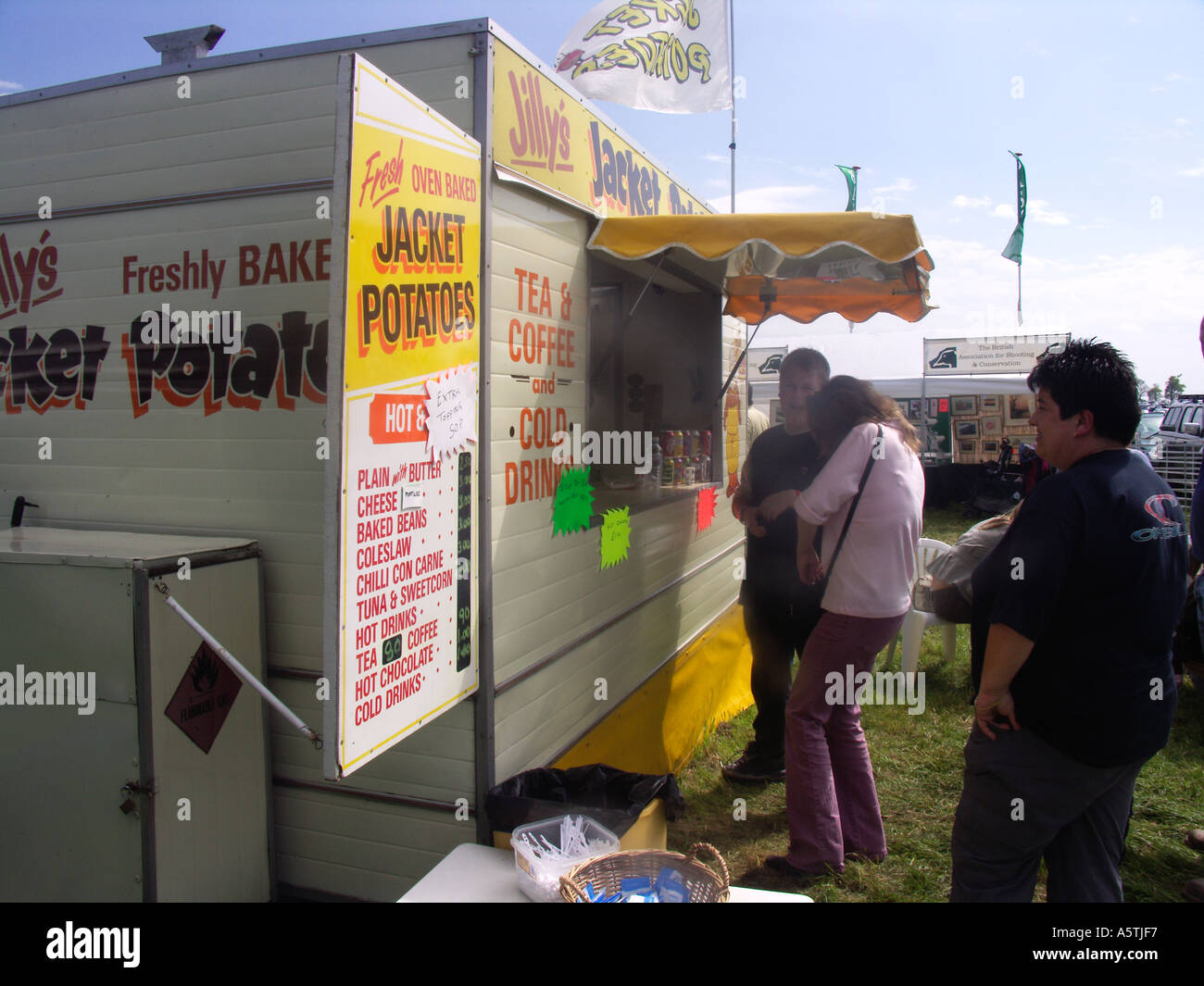 Mobile snack van at event Stock Photo - Alamy