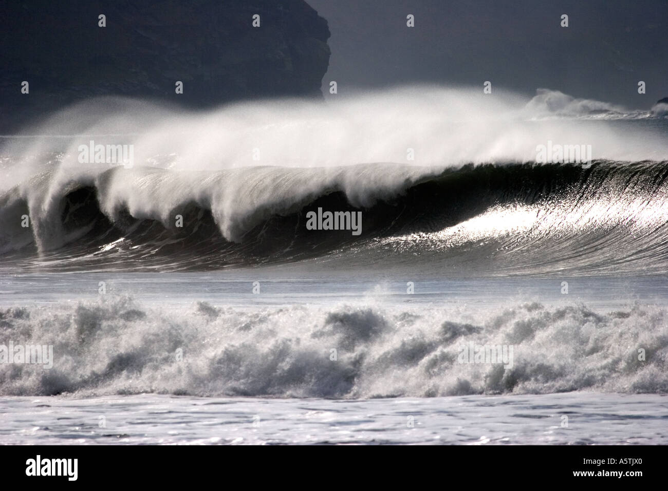 Atlantic ocean surf Stock Photo - Alamy