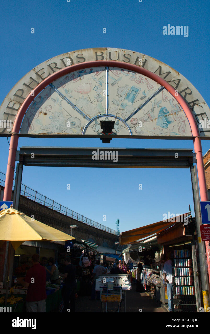 Shepherds Bush market London England UK Stock Photo - Alamy