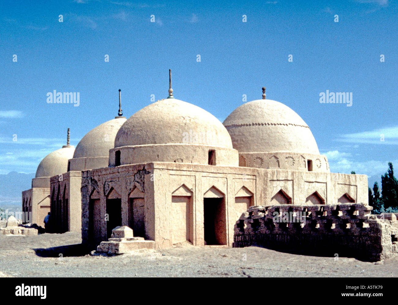 Moslem Tombs In Turpan In China Stock Photo - Alamy
