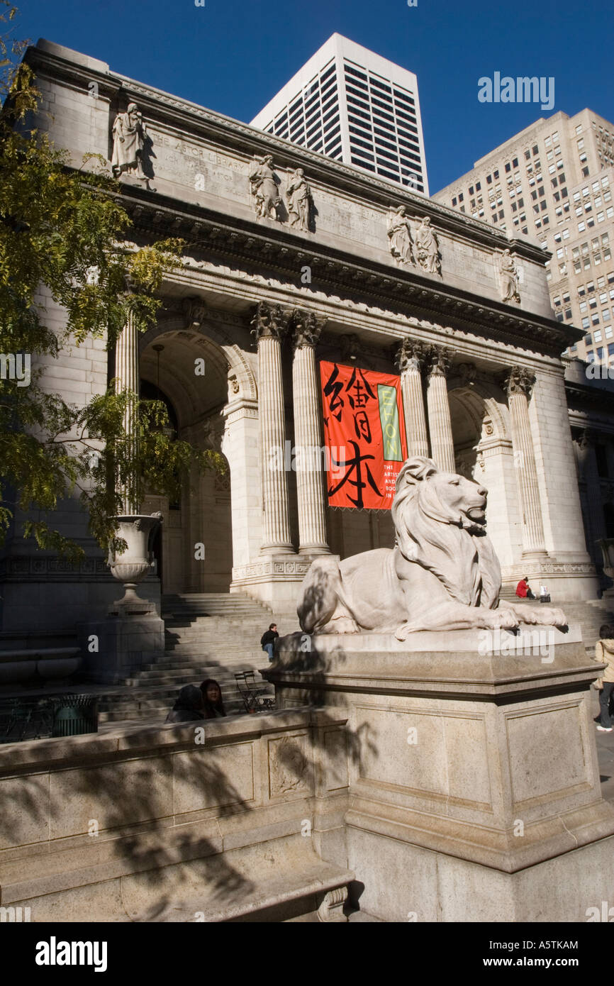 New York Public Library Manhattan New York City Stock Photo - Alamy