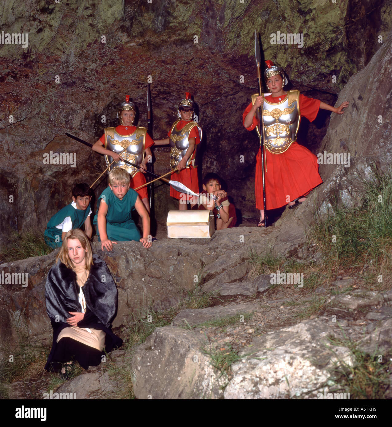 Children dress roman group school hi-res stock photography and images ...