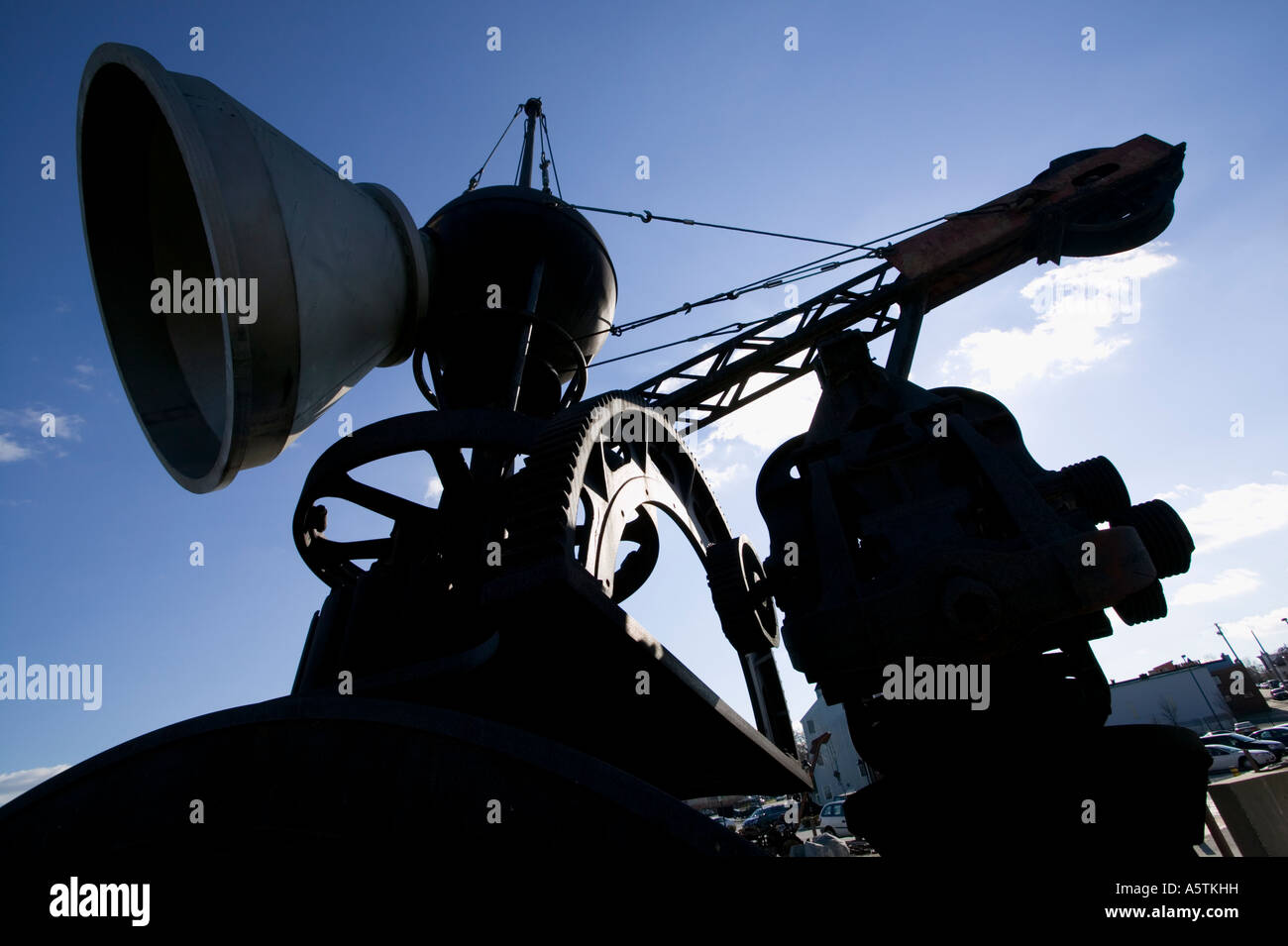 Sculpture by David Hess outside the Museum of Industry Baltimore ...