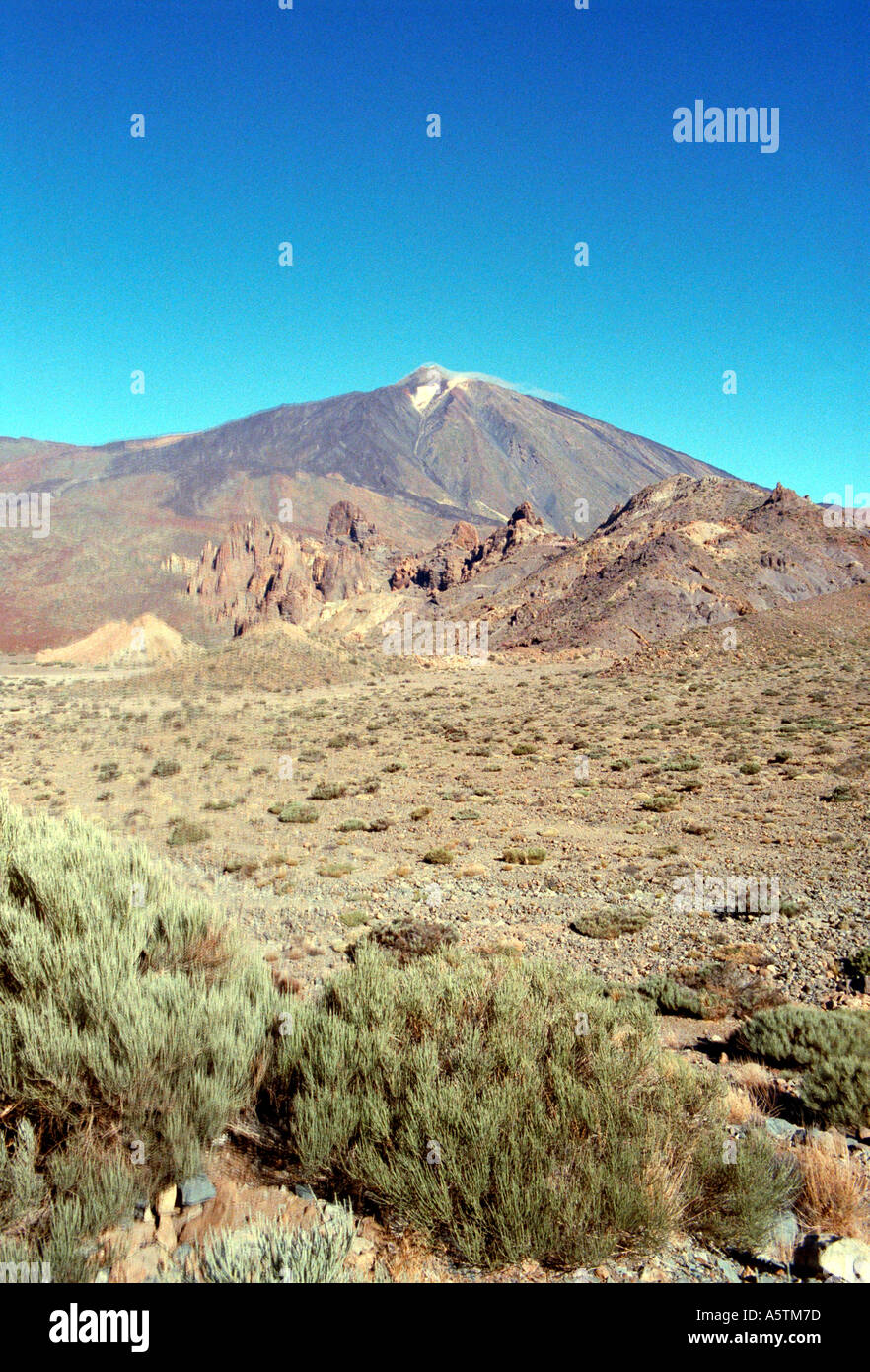 A View of the Volcanic Mountain, Mt Teide. Tenerife National Park ...