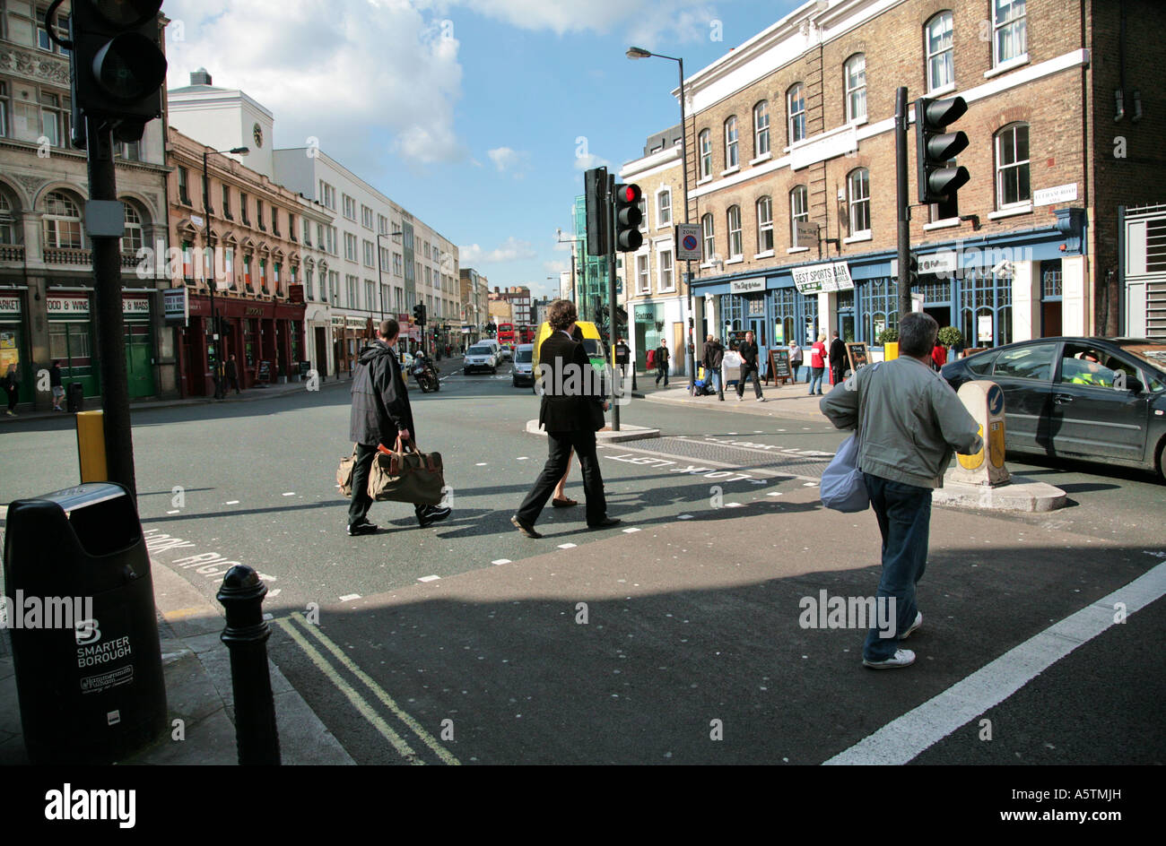 Fulham Broadway, central London Stock Photo - Alamy