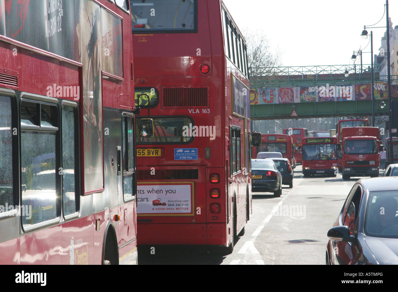 buses in brixton, south London Stock Photo - Alamy