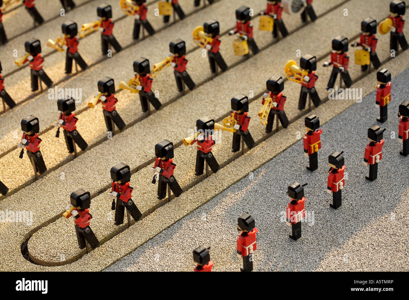 Marching Guardsmen at Legoland Stock Photo - Alamy