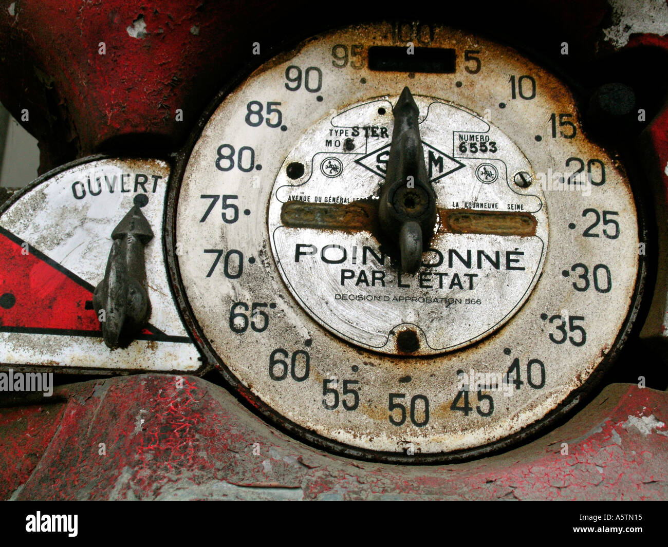 old filling station Stock Photo - Alamy