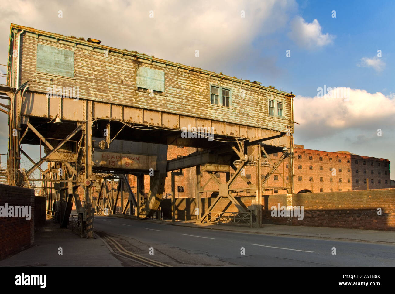Old Swingbridge Connecting Stanley Dock with the River Mersey ...