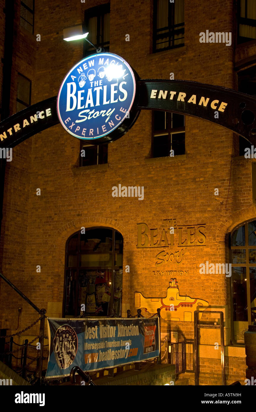 Entrance to the Beatles Story Experience, Albert Dock, Liverpool ...