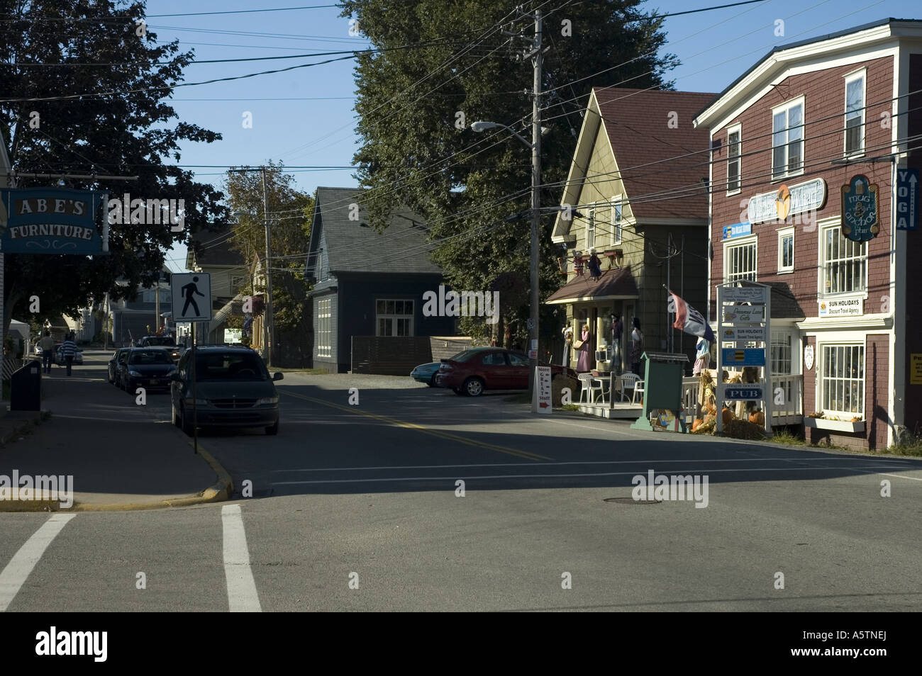 Mahone Bay Nova Scotia Canada Stock Photo - Alamy