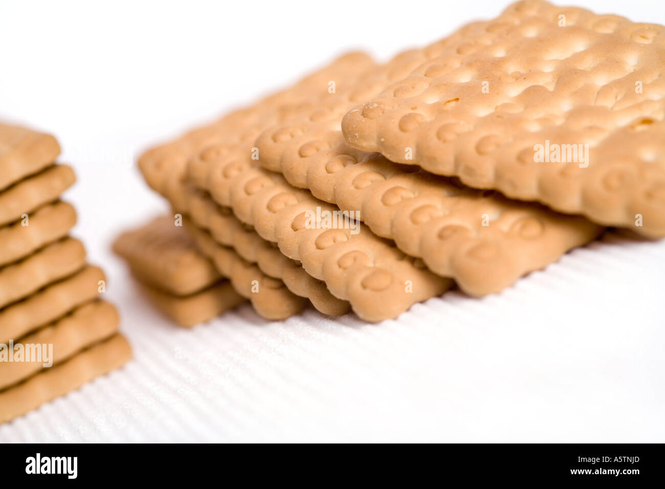 Bunch of milk biscuits for breakfast Stock Photo - Alamy