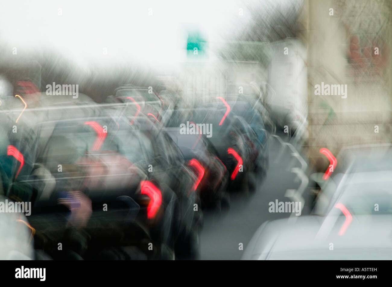 Traffic jam, United States Stock Photo - Alamy