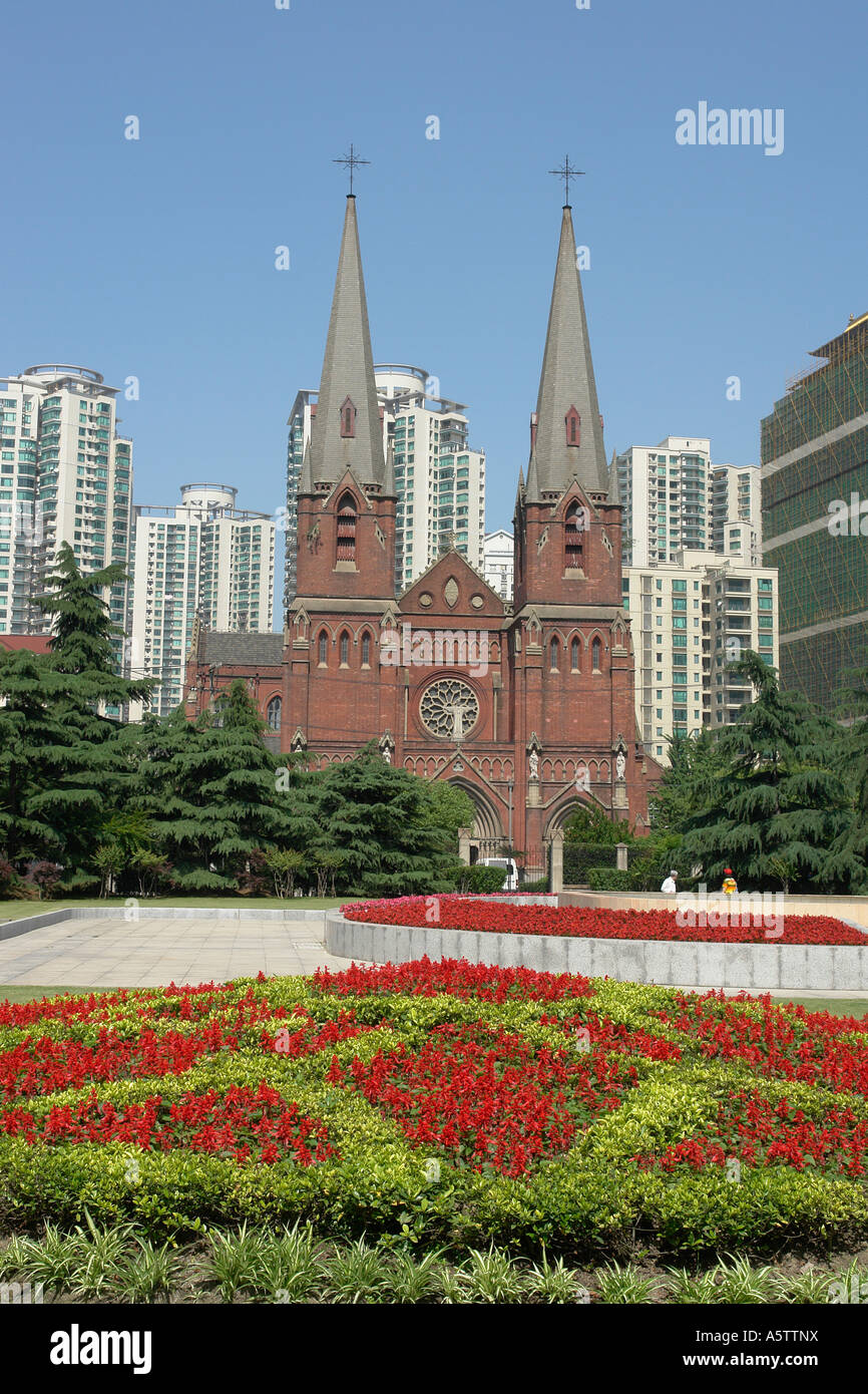 Painet jf5653 china saint ignatius catholic cathedral shanghai asia far ...
