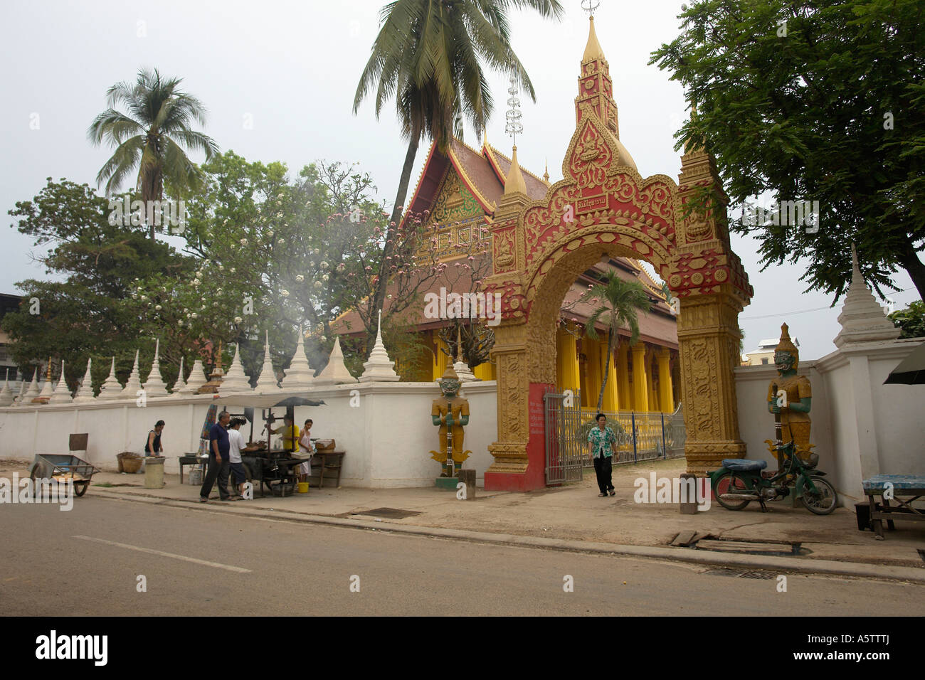 Painet jf5665 laos wat mixai vientiane asia se architecture country ...