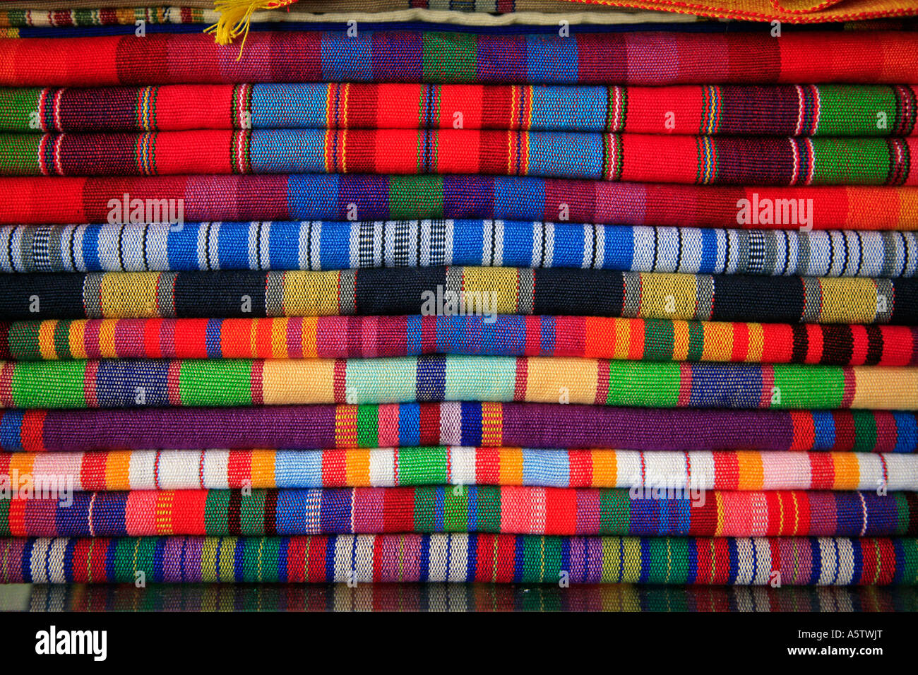 Painet jj1567 guatemala detail hand woven fabrics craftware shop santa ...